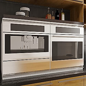 VEELIKE 15.7''x236'' Stainless Steel Contact Paper for Appliances Heat Resistant Self Adhesive Wallpaper Peel and Stick for Dishwasher Refrigerator Washing Machine Oven door Countertop Metal Furniture