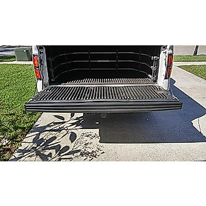 ECOTRIC FO1904107 Rear Trunk Top Protector Cover Tailgate Moulding Cap Black Compatible with 2009-2014 Ford F150 F-150