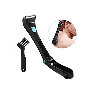 Back Hair Shaver Foldable Electric Body Hair Remover Men Razor with Long Handle