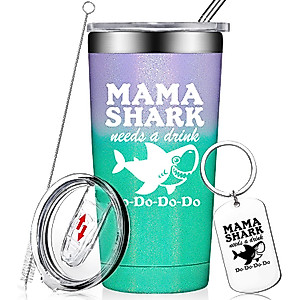 Fufendio Mothers Day Gifts for Mom from Daughter - Funny Best Mom Birthday Gifts from Son, Kids - Tumbler Mug Cup