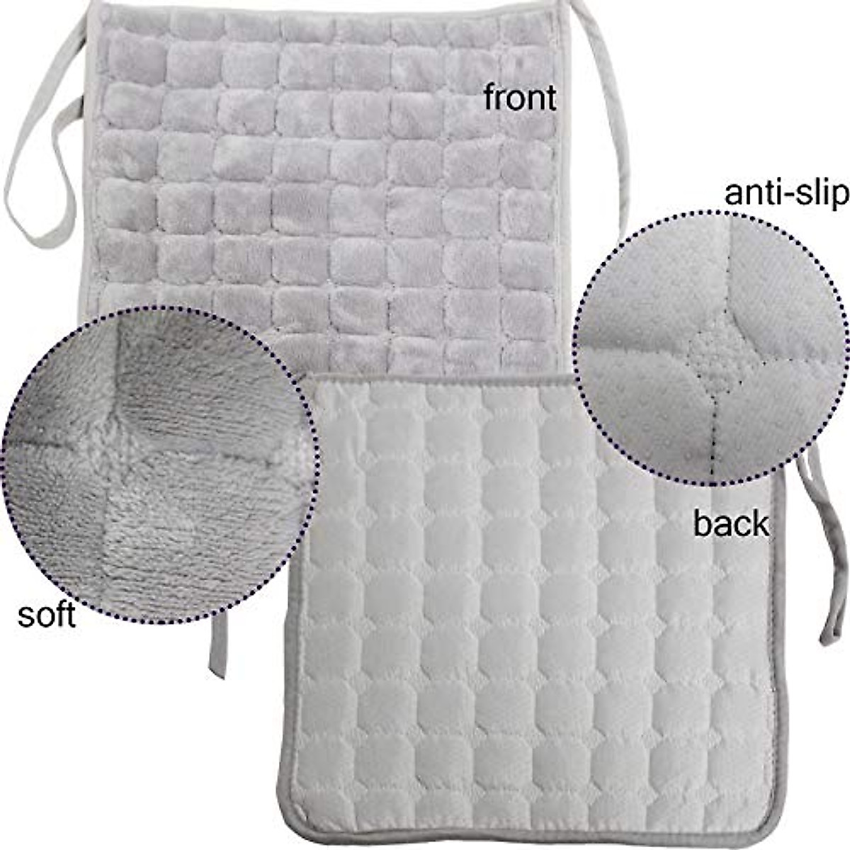 Hamiledyi Guinea Pig Fleece Cage Liners - 4 Pack Washable Guinea Pig Pee Pads, Reusable and Anti Slip Guinea Pig Bedding Fast Absorbent Pee Pad for Small Animals with Broom and Dustpan