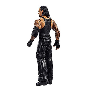 Mattel WWE WrestleMania Undertaker Action Figure , Collectible with 10 Points Articulation & Life-like Detail, 6-inch