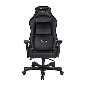 Clutch Chairz - Ergonomic Gaming Chair, Video Game Chairs, Office Chair, High Chair and Lumbar Pillow for Computer Desk - Black - Shift Series