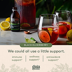 Gaia Herbs Black Elderberry Syrup, 5.4 Ounce