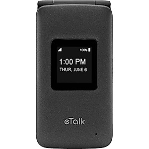 Verizon Wireless Phone KAZUNA eTALK myFlix - 4G LTE (Renewed) (Flip Phone)