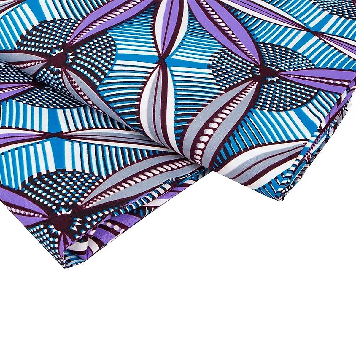6 Yards African Wax Polyester Fabric Original Ankara Fabric Tissu Craft DIY Sewing Material