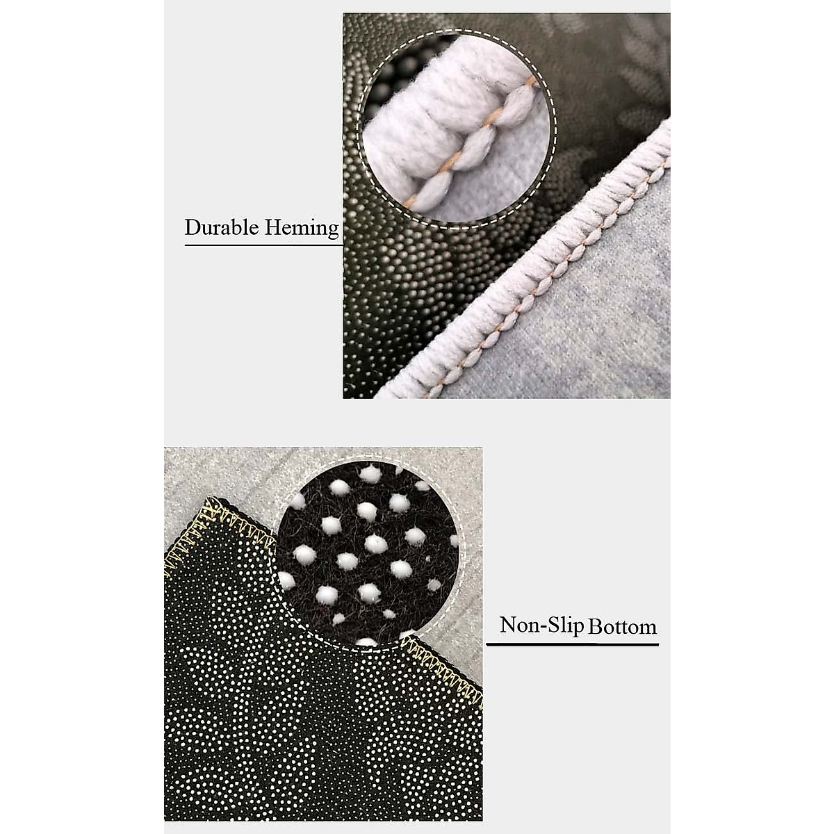 Touch Down Football Field Rug Sport Carpet Bedroom Area Rug for Living Room Football Floor Mat Washable Throw Rugs 4'8" x6'