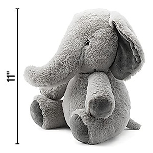 PREXTEX Elephant Stuffed Animals - Soft & Cozy Baby Stuffed Elephant Plush Toy (Large - 10.5 Inches) Machine Washable Stuffed Animals for Boys & Girls 3-5+