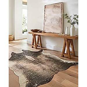 Loloi II Bryce Collection BZ-04 Mocha/Gold 3'-10" x 5' Accent Rug
