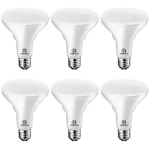 Energetic [Energy Star] LED BR30 Flood Light Bulbs Indoor, Daylight 5000K, Dimmable, 65 Watts Recessed Light Bulbs for Cans, 750 Lumens, UL Listed, 6 Pack