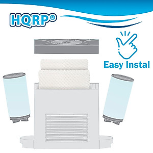 HQRP 2-Pack Wick Filter Compatible with Vornado MD1-0034 Replacement EV100, EV200, EVDC300, EVDC500, Evap2, Evap40 Evaporative Humidifiers