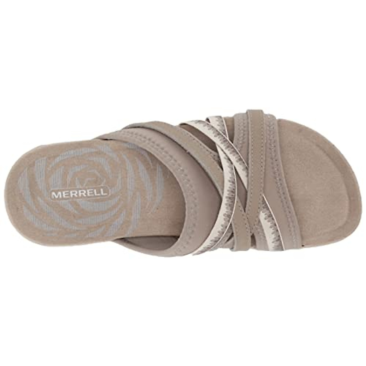 Merrell womens Terran 3 Cush Slide Sandal, Moon, 9 US