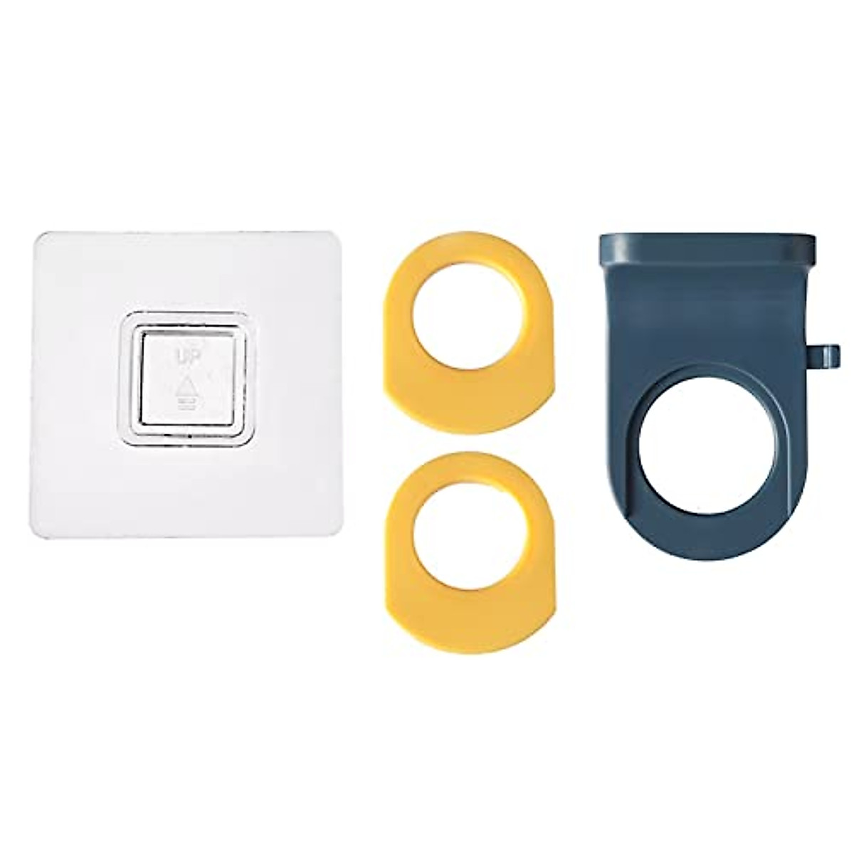 jomgeroz Wall Mounted Shower Gel Storage Holder Suction Cup Shampoo Soap Liquid Rack Wall Mounted Shower Gel Holder