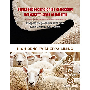 Flygo Men's Casual Fleece Sherpa Lined Hoodie Winter Warm Pullover Hooded Sweatshirt(Grey-XXL)