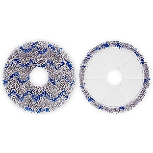 Jollsung 4 Pack Washable Mopping Pads for ECOVACS DEEBOT X1 Omni/ X1 Turbo / T10 Omni Vacuum Mop Replacement Pads Microfiber Mop Cloths