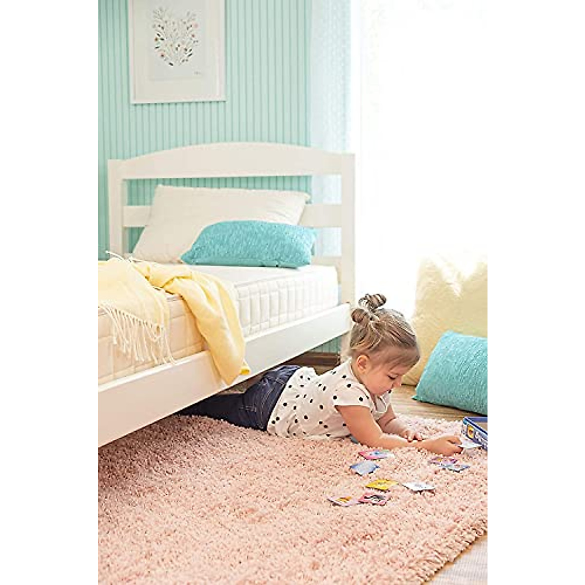 Naturepedic 2-in-1 Organic Kids Mattress, Natural Mattress with Quilted Top and Waterproof Layer, Non-Toxic, Twin Size