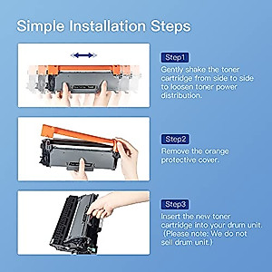 GPC Image Compatible Toner Cartridge Replacement for Brother TN450 TN-450 TN420 to use with HL-2270DW HL-2280DW MFC-7360N MFC-7860DW HL-2240 IntelliFax 2840 Printer Tray (4 Black)