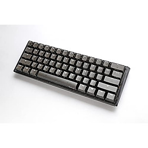 Ducky One 3 Mini Aura Clear Black 60% Hotswap RGB LED Double Shot PBT Mechanical Keyboard Cherry MX Brown
