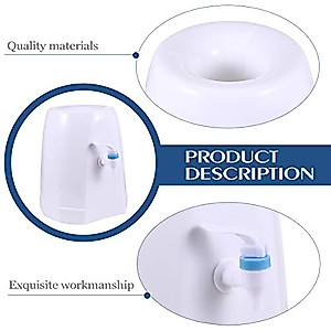 DOITOOL Hot Cold Water Dispenser Top Loading Water Dispenser Desktop Water Cooler Dispenser Hot or Cold Water Cooler Drinking Fountain Filtered Water Dispenser