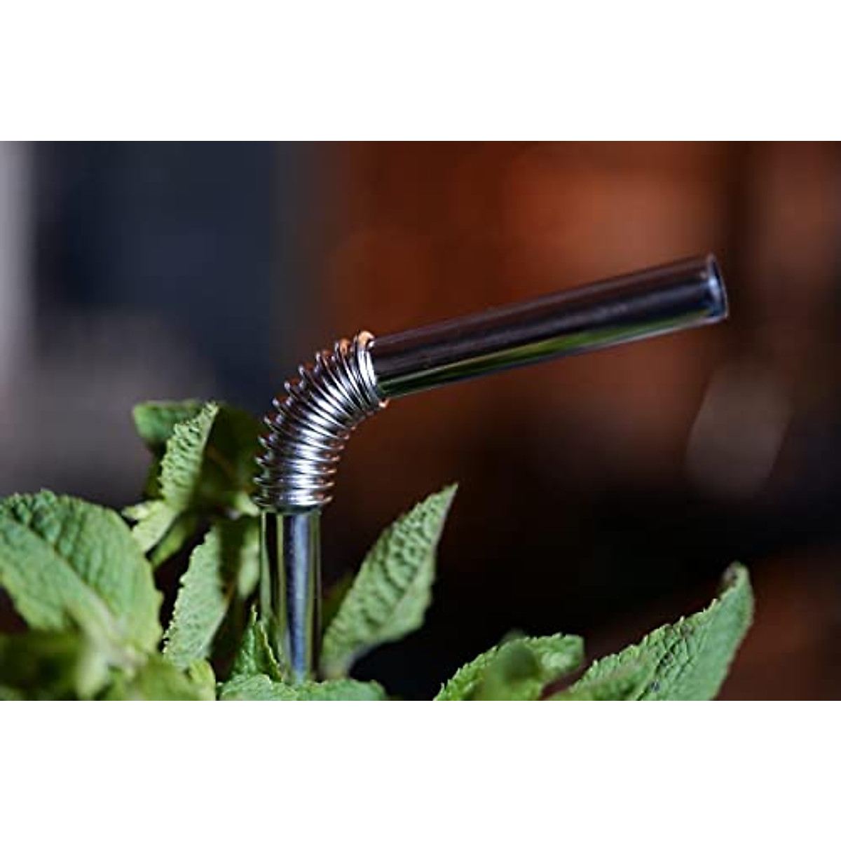 Bendable Straw | The Only Flexible Stainless Steel Straw | Patented & Hygienic Certified | Metal Straw | Reusable | Drinking Straws | 5 pcs Set (silvery)