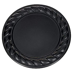 Sea Gull Lighting 84031-12 Kent One-Light Outdoor Wall Lantern with Clear Beveled Glass Panels, Black Finish