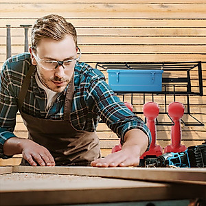 MRONextDay.com Tool Storage Organizer - Drill Holder Wall Mount - Power Tool Storage Rack for Organizing Your Workbench - Sturdy Drill Storage.