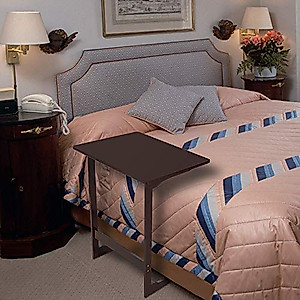 MJWDP Two Colors 60x40x65cm L-Shaped Sofa Side Table Notebook Desk (Color : D)