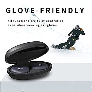 Unigear Bombing Ski Helmet Speakers - True Wireless Stereo Snowboarding Headphones with HDR Audio Technology, Drop-in Headphones Compatible with Any Audio Ready Ski or Snowboard Helmet, Bluetooth 5.0