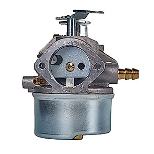 Mikatesi 640052 Carburetor for Tecumseh HMSK80 HMSK90 HMSK100 LH318SA LH358SA Snow Blower Thrower 8HP 9HP 10HP Engine Tecumseh 640054 640058 640058A 640349 Carburetor Oregon 50-659 Stens 520-926 Carb