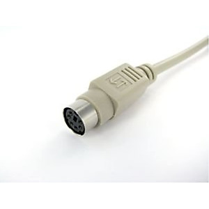 5-Pin DIN-Male AT to 6-Pin Mini DIN-Female PS/2 Keyboard Adapter PS2 KB-ATM-PS2F-6I