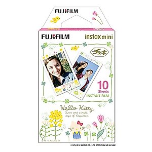 FUJIFILM Instax Mini KITTY3 WW 1 Film for Instax Instant Camera, 10 pc, Pattern: Kitty