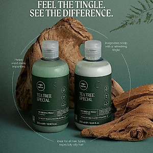 Tea Tree Special Shampoo Deep Cleans, Refreshes Scalp and Tea Tree Special Conditioner, Detangles, Smooths + Softens, For All Hair Types, 10.14 fl oz, Set