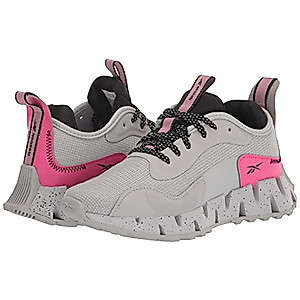 Reebok Women's Zig Dynamica Sneaker, Pure Grey/Proud Pink/Black, 11