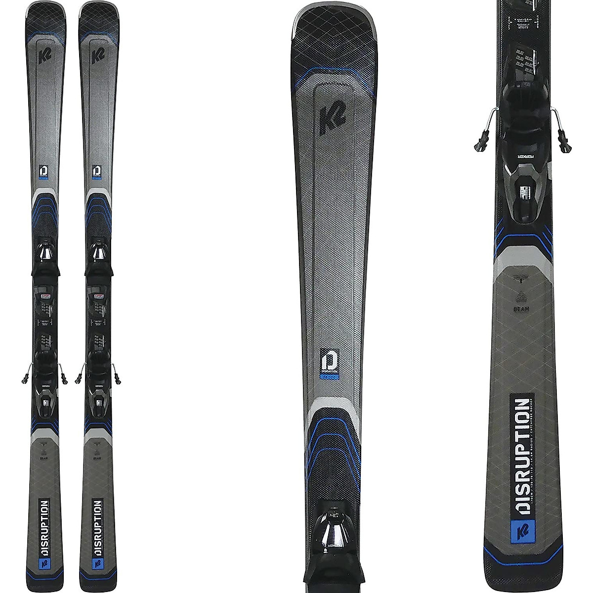 2021 K2 Disruption 76 Skis w/ M2 10 Bindings (177 cm)