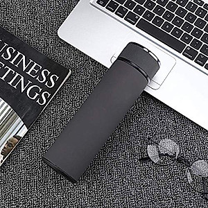 Stainless Steel Vacuum Water Bottle Tea Coffee Leak poof Thermos Car Office Cups(grey)