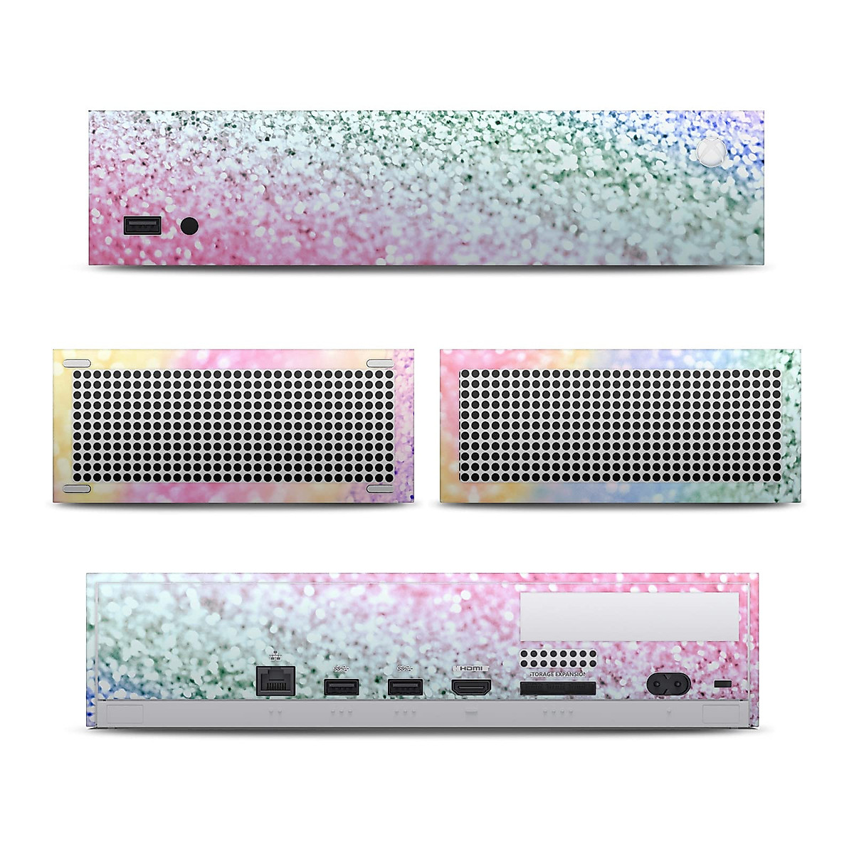 Head Case Designs Officially Licensed Monika Strigel Unicorn Rainbow Art Mix Vinyl Sticker Gaming Skin Case Cover Compatible with Xbox Series S Console and Controller Bundle