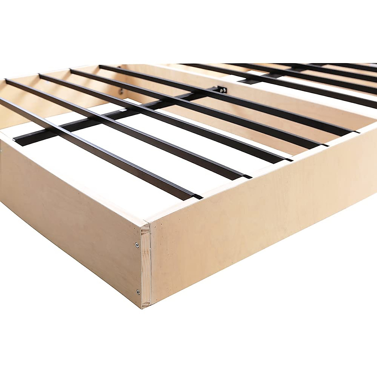 Panana Box Spring High Profile Metal Heavy Duty Easy Assembly Sturdy Box Spring Mattress Foundation, Strong & Sturdy Support No Noise Easy to Clean (9 Inch, Queen)