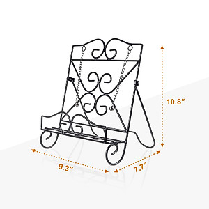 Recipe Book Holder Stand Cookbook Stand Book Holder Cookbook Holder Stand Recipe Book Holder Stand for Kitchen Book Stands for Display Recipe Holder Stand Book Holder Bible Stand