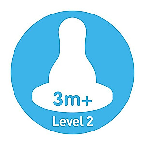 Dr. Brown's Options Plus Baby Bottles, 8 Ounce, 6 Count Plus 2 Bonus Level 2 Nipples and Sippy Spouts