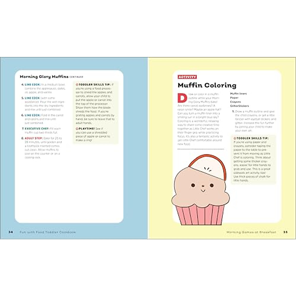 Fun with Food Toddler Cookbook: Activities and Recipes to Play and Eat