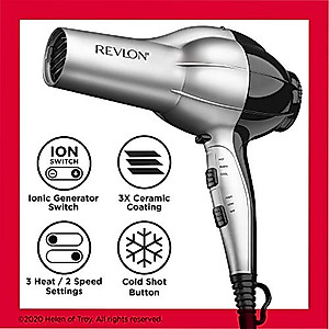 Revlon Shine Booster Hair Dryer | 1875W Smooth Blowout and Maximum Volume
