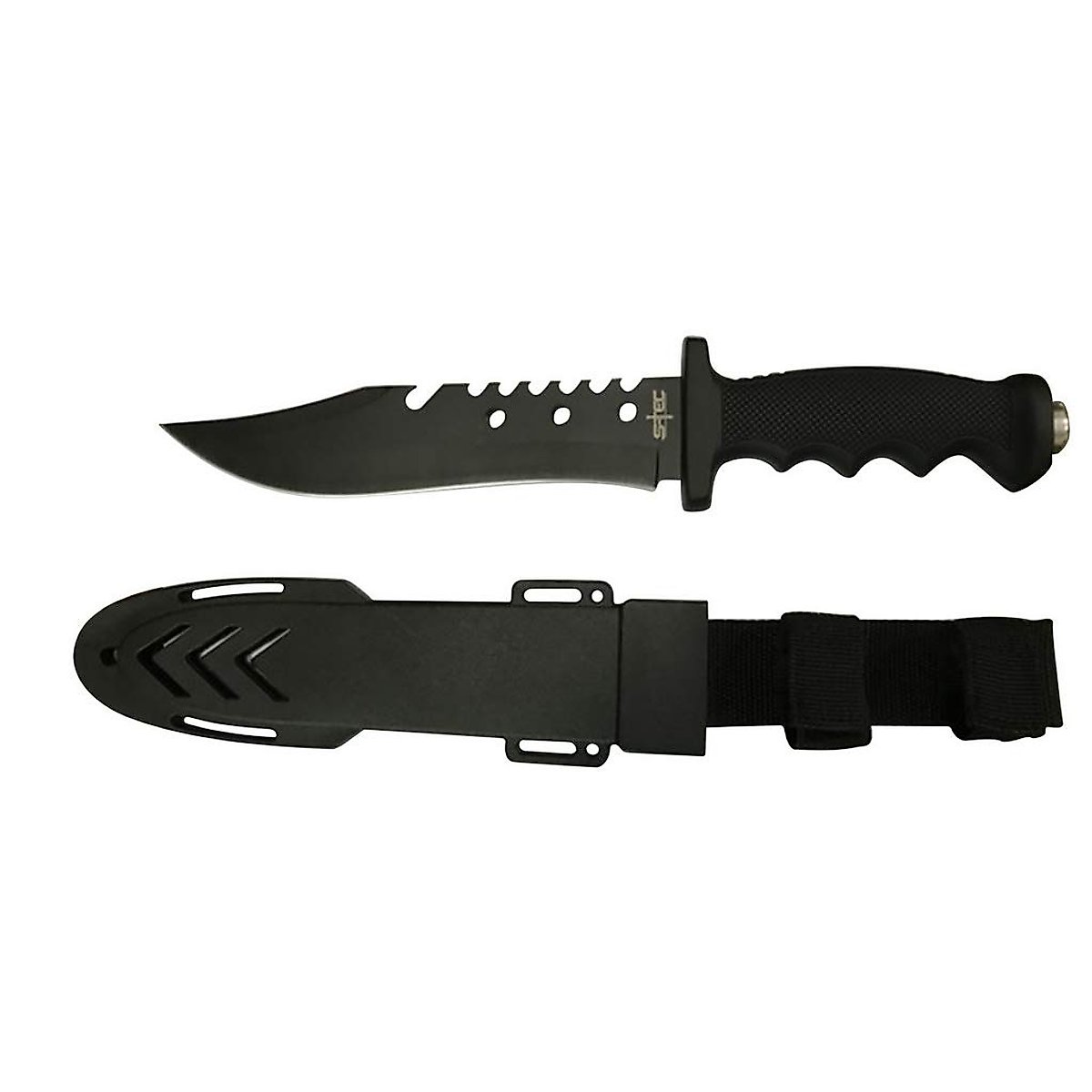 12.5" TACTICAL SURVIVAL Rambo Hunting FIXED BLADE For Practical Use Durable Knife Army Bowie w SHEATH