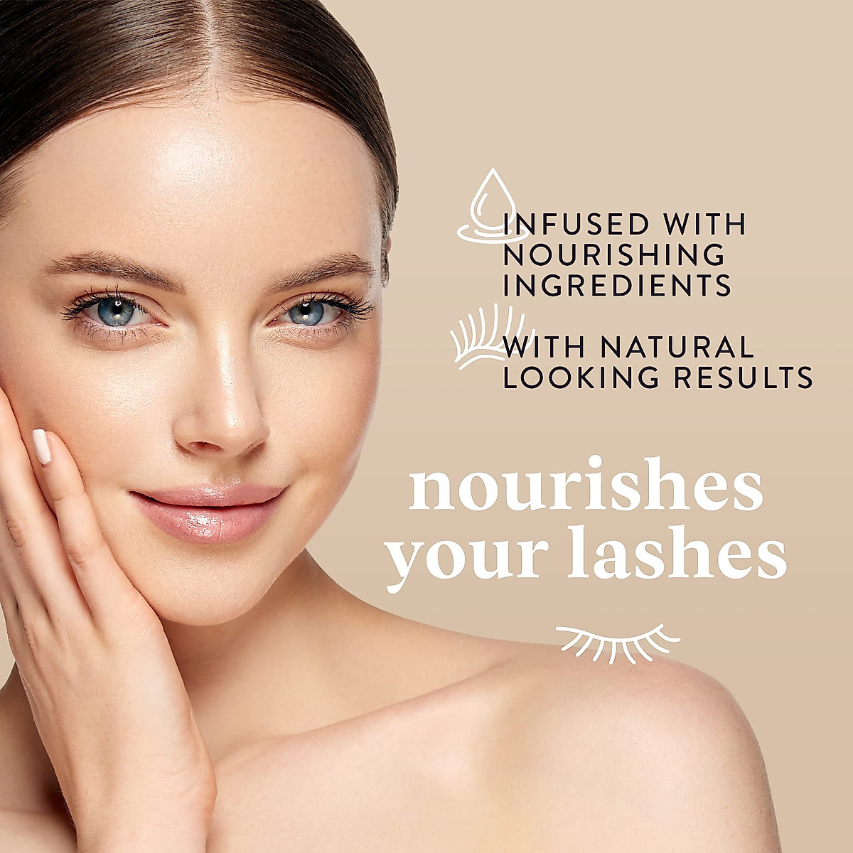 Bliss Touch - Guilty Lashes Mascara Black Volume and Length, Black Mascara with Silicone Brush, Eye Makeup with Argan Oil, Aloe Vera, and Vitamin E