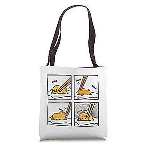 Funny Boink Egg Yolk Please Stop Cute Lazy Sleepy Egg Food Tote Bag