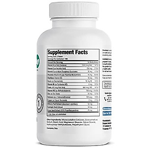 Bronson ONE Daily Vision Complete Eye Health Support Multivitamin Multimineral Supplement Formula, 180 Tablets