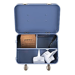 GLOCHYRA Seed Packet Storage Box Garden Seed Storage Organizer - Seed Container Comes with 100 Plant Labels, 10 Seed envelopes, Marker Pen