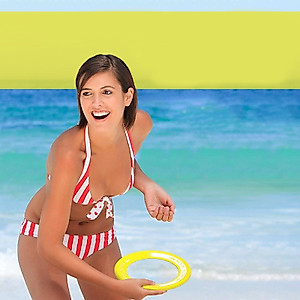 Activ Life Kids Flying Rings - Best Xmas Gifts for Kids Age 3 Year Old + Top Christmas 2024 Stocking Stuffers for Boys and Girls Outside Toys - Cool Beach Vacation Young Family Presents