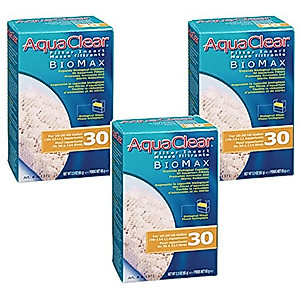 Fluval Aquaclear 30-Gallon Biomax (3 Pack)