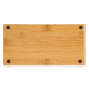 Bamboo Tea Tray, Tea Serving Tray Cup Plate Food Dessert Serving Tray Chinese Gongfu Tea Table Gift