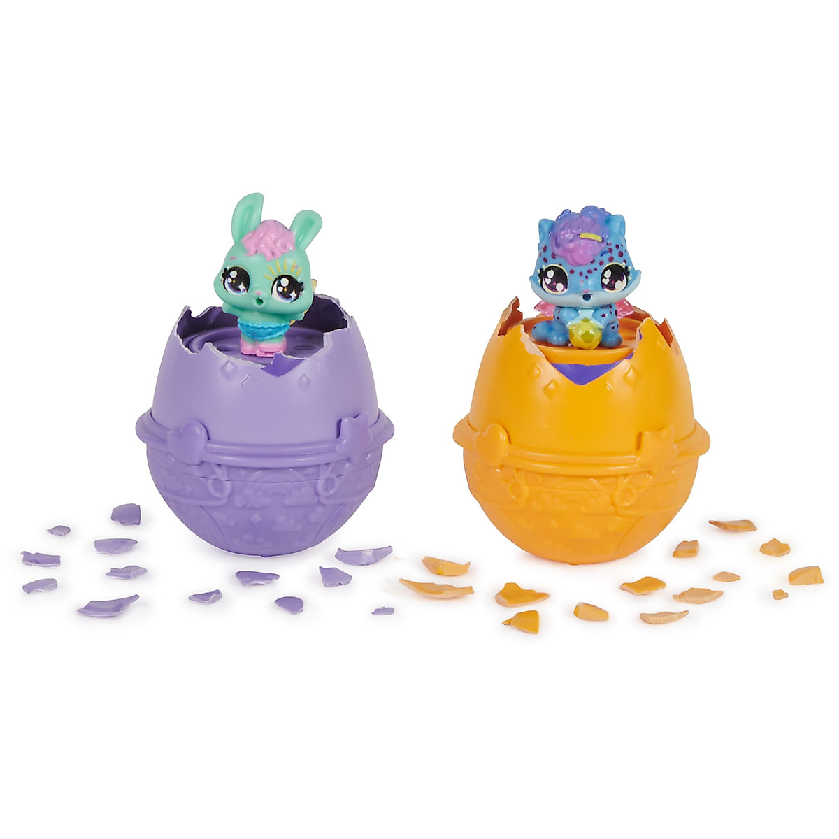 Hatchimals Alive, Hatch N’ Stroll Playset with Stroller Toy and 2 Mini Figures in Self-Hatching Eggs, Kids Toys for Girls and Boys Ages 3 and up